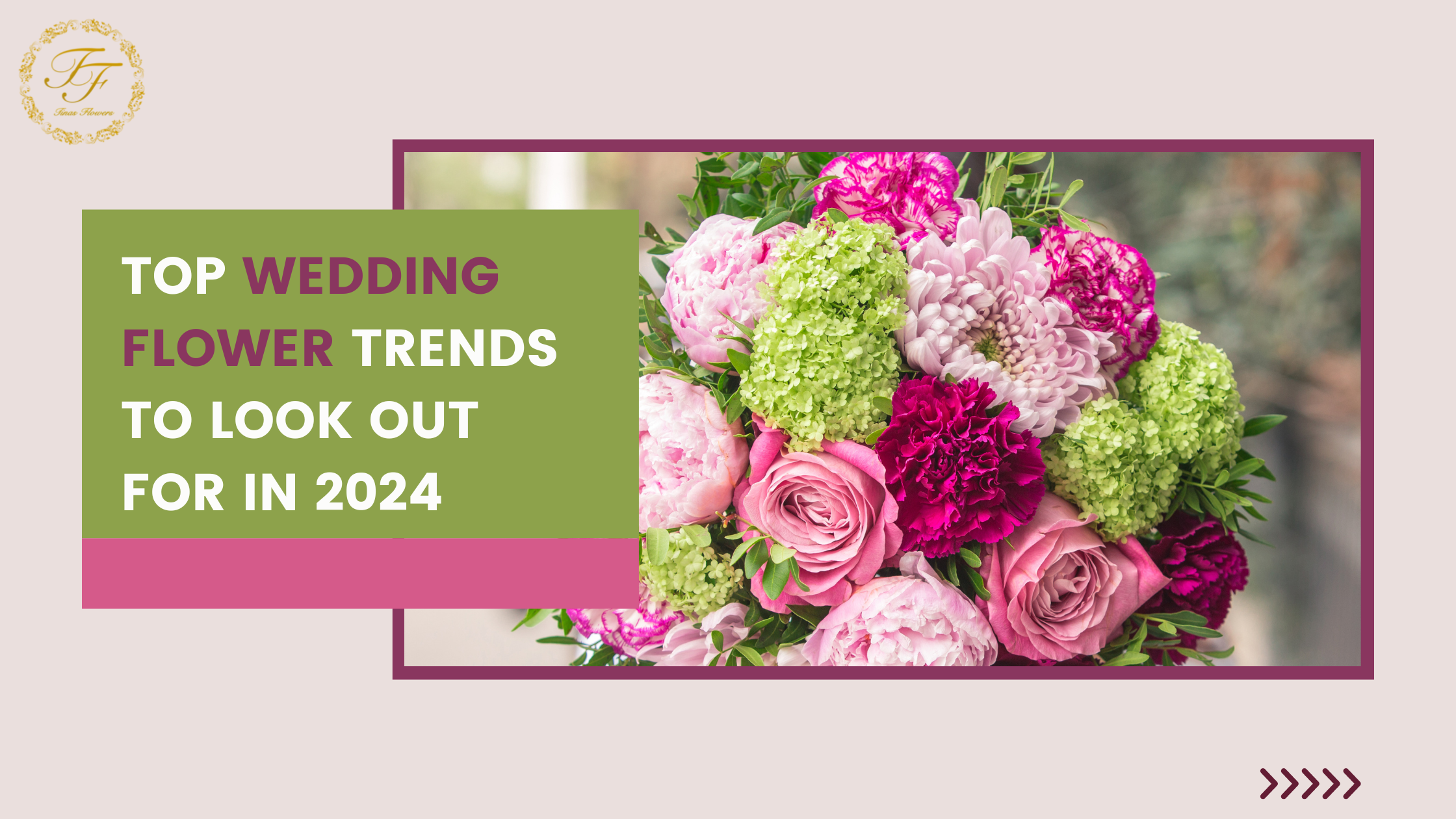 Top Wedding Flower Trends to Look Out For in 2024 – Tinas Flowers & Gifts